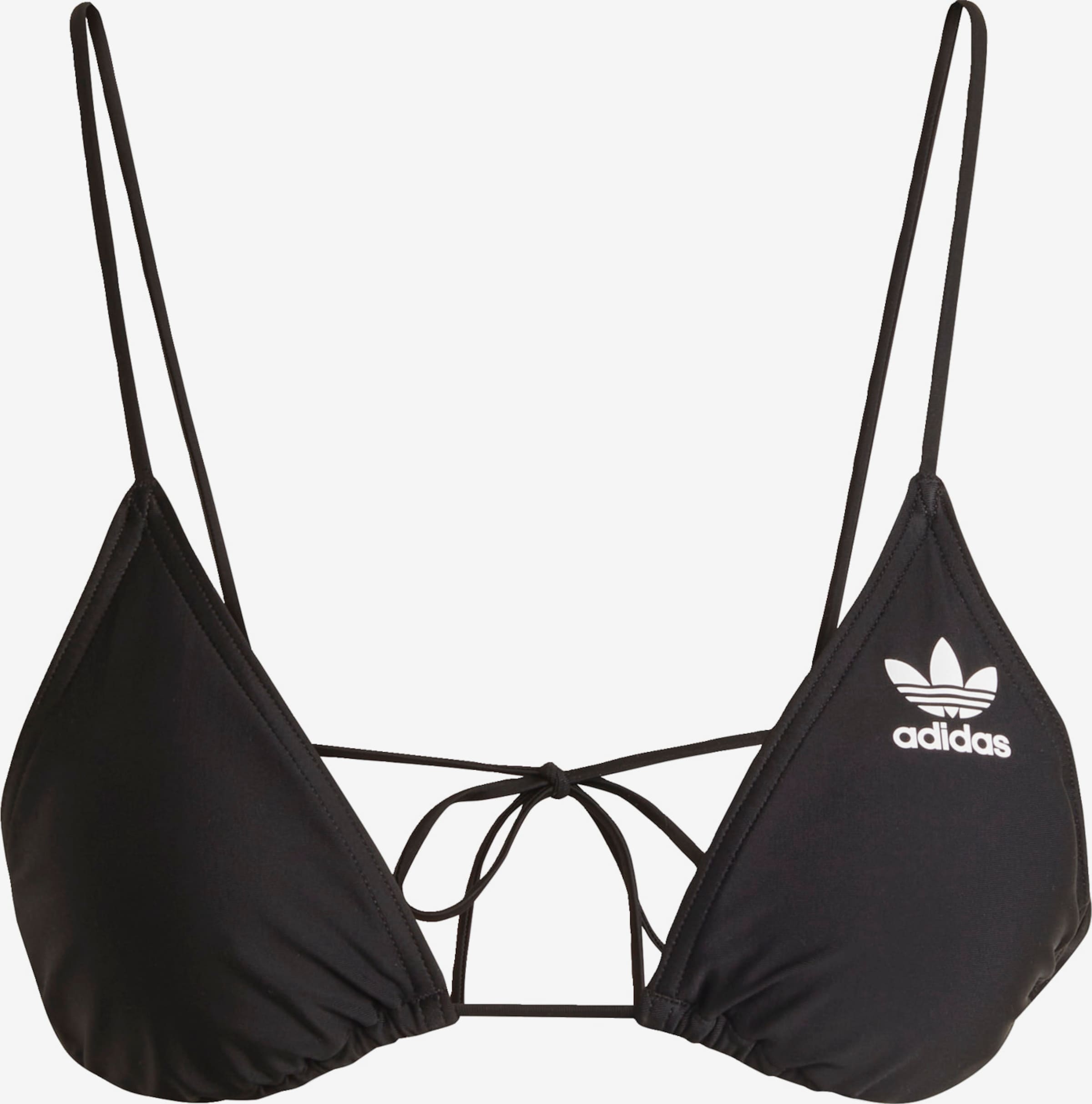 ADIDAS ORIGINALS Triangel Bikinitop 'Adicolor Triangle' in Schwarz ...