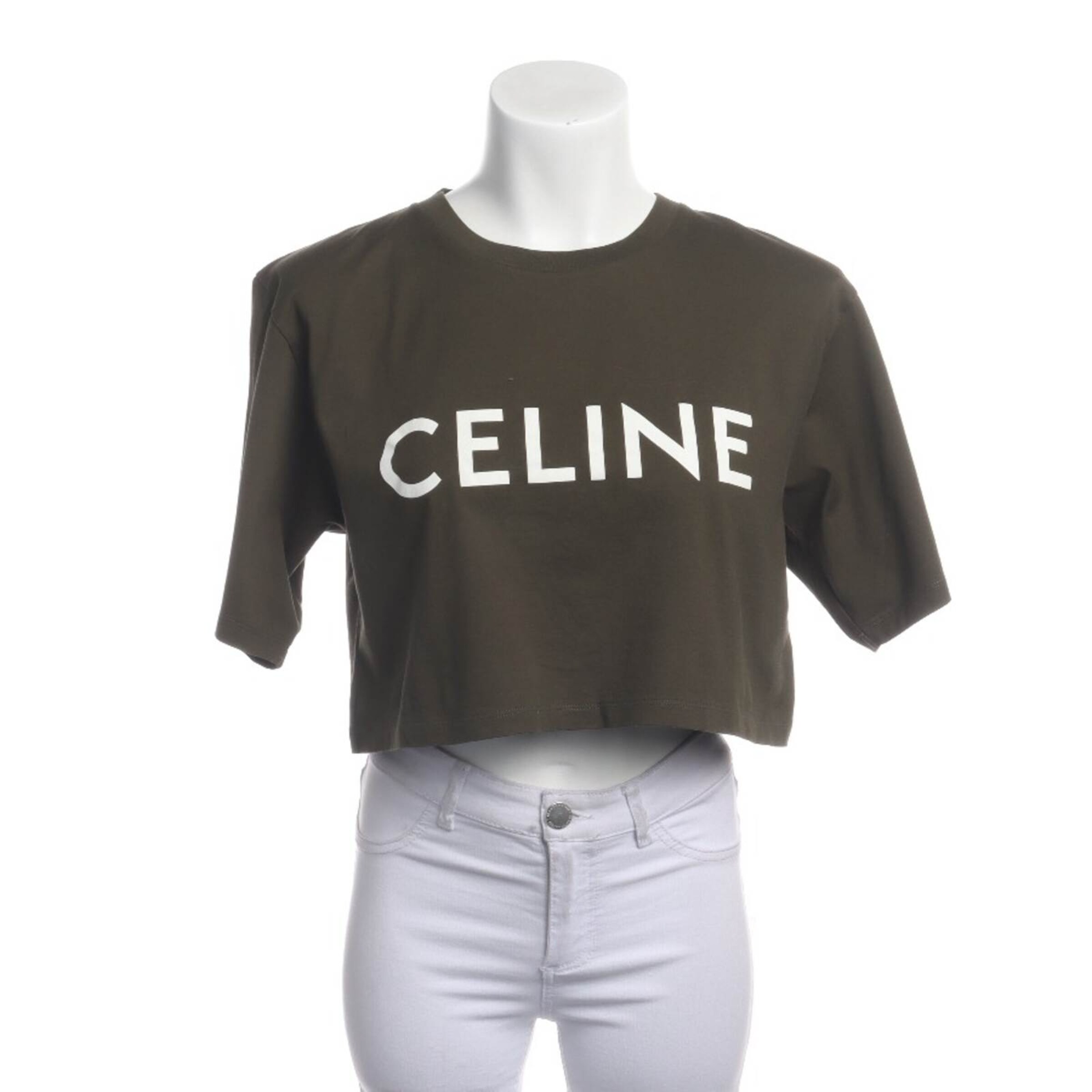 Céline Shirt S in Dunkelgrün | ABOUT YOU