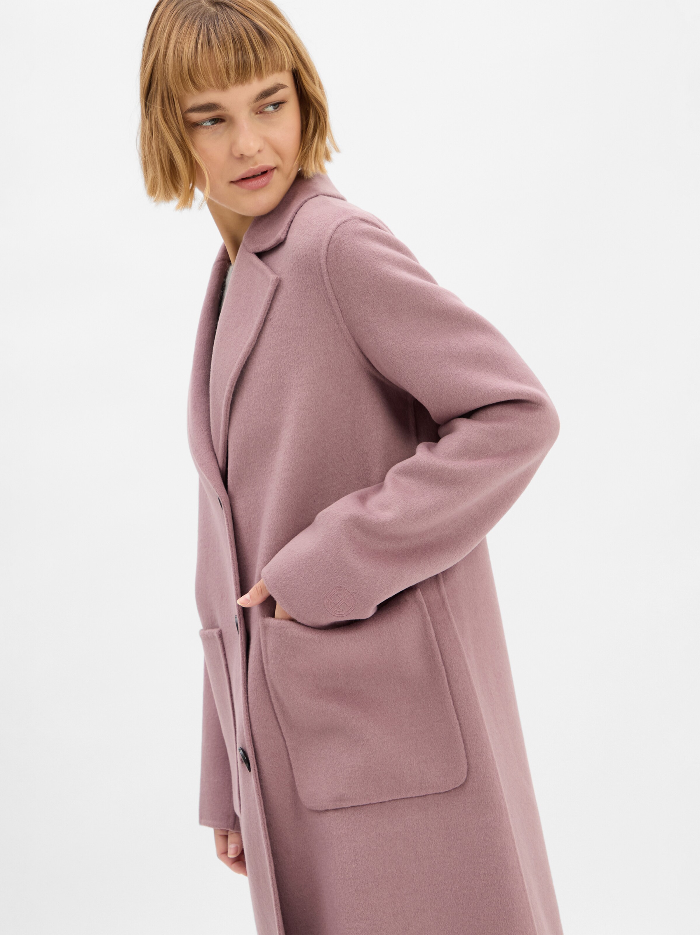COMMA Between-Seasons Coat in Rose | ABOUT YOU