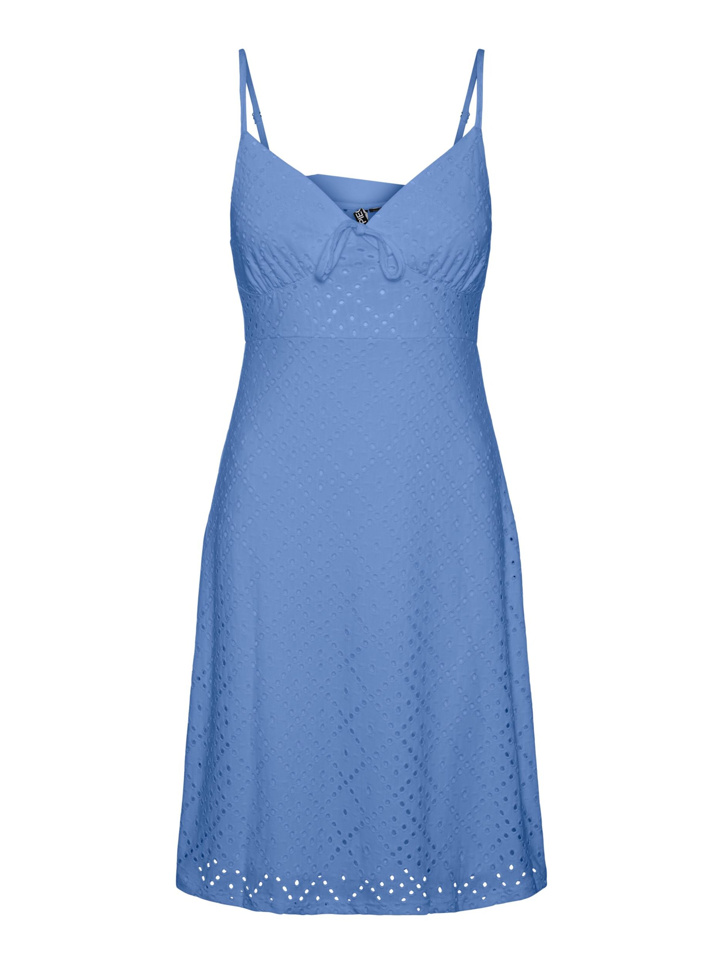 PIECES Kleid 'LUCA' in Blau | ABOUT YOU