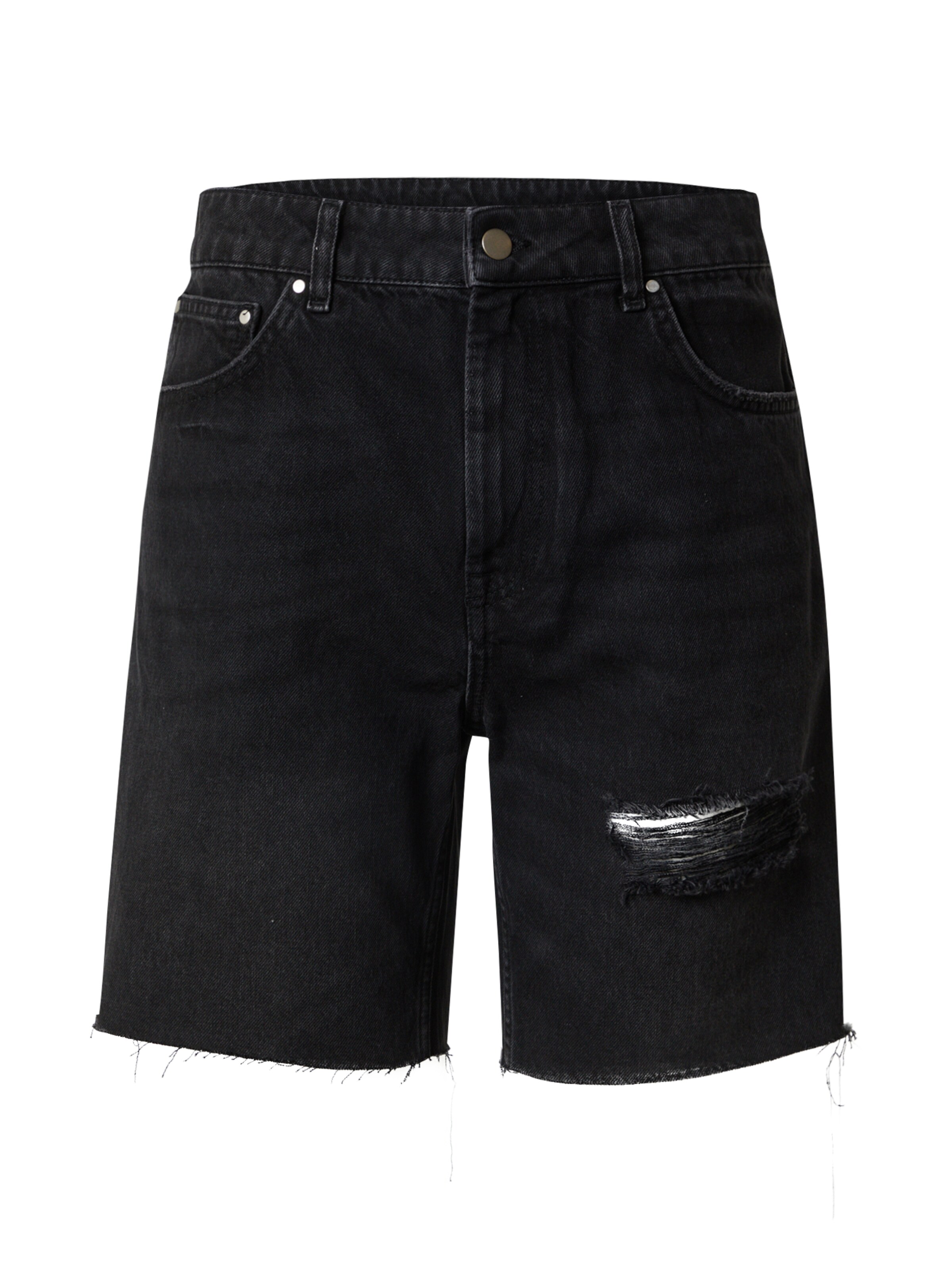 ABOUT YOU x Kingsley Coman Regular Shorts 'Phil' (OCS) in Black Denim ...