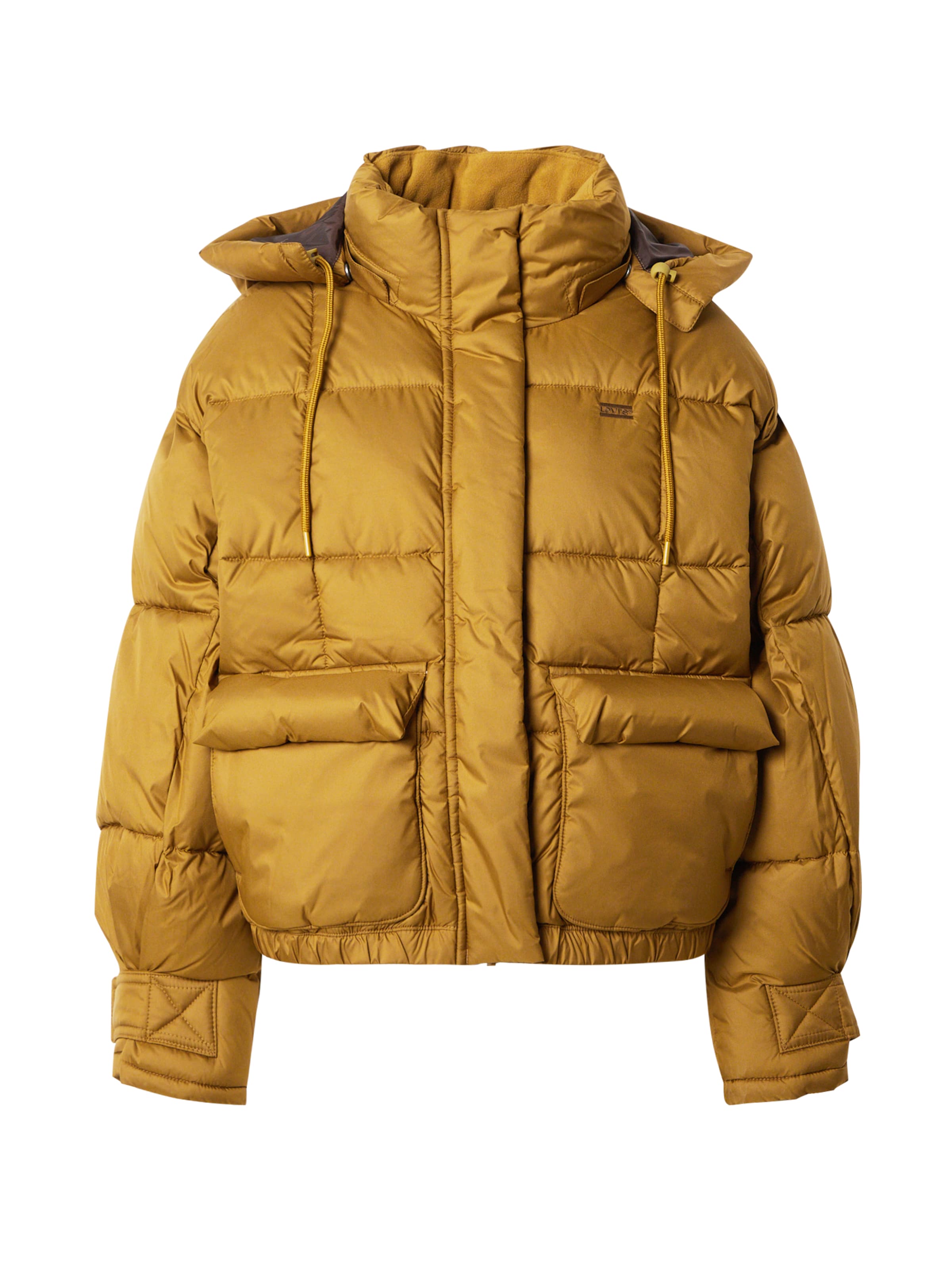 LEVI'S ® Tussenjas 'Baby Trapeze Puff' in Olijfgroen | ABOUT YOU