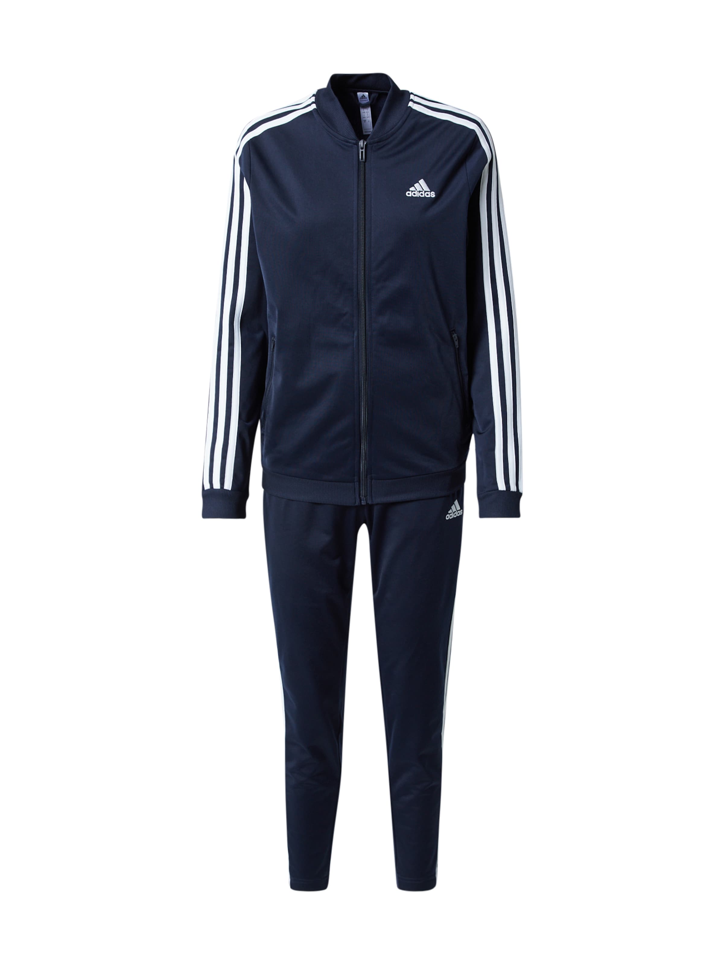 ADIDAS SPORTSWEAR Fato de treino 'Essentials 3-Stripes' em Azul Escuro ...