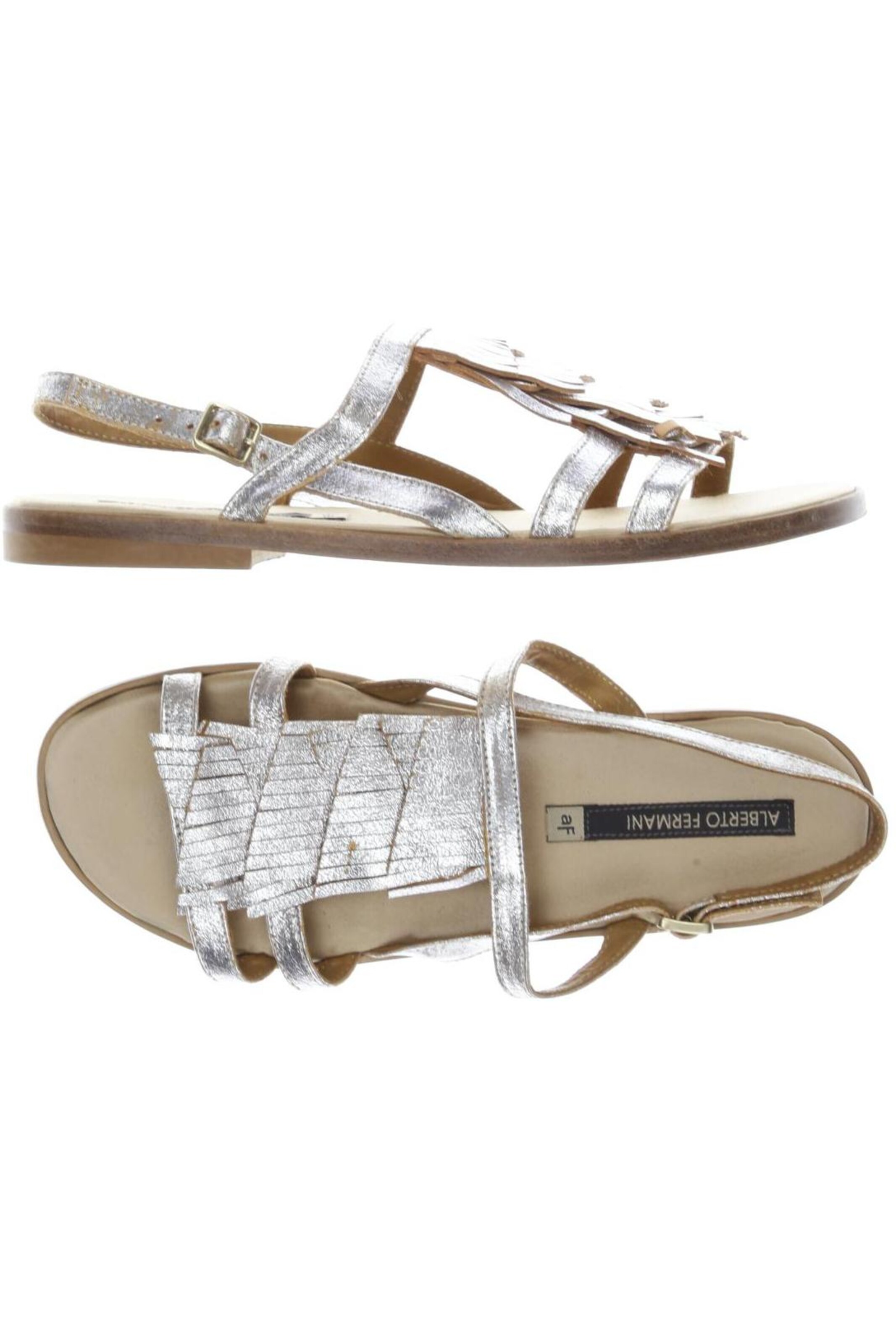 Alberto Fermani Sandalen 38 in Silber | ABOUT YOU