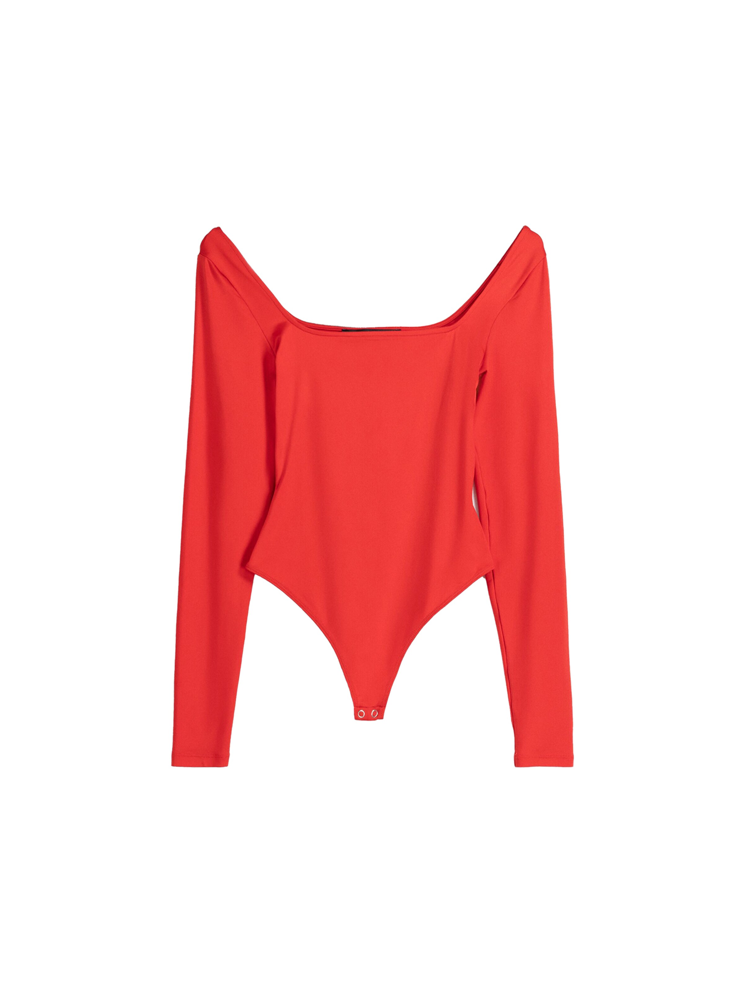 Piros Bershka Rövid body | ABOUT YOU