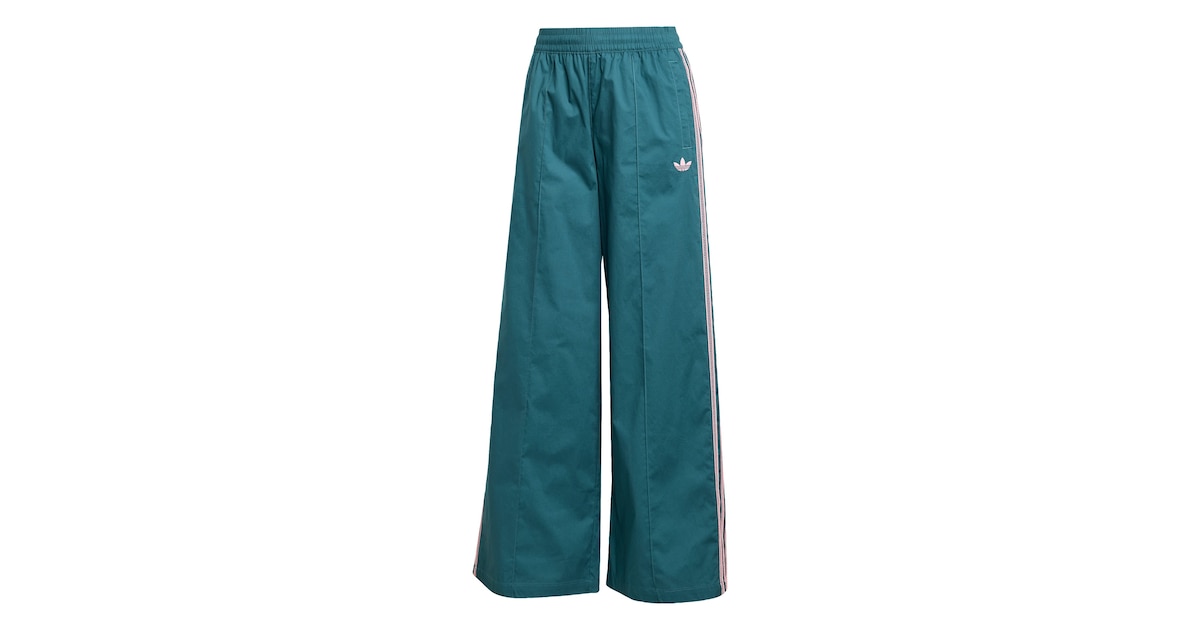 ADIDAS ORIGINALS Wide Leg Pantalon Summer Glow In Smaragd ABOUT YOU adidas-originals-wide-leg-pantalon-summer-glow-in-smaragd-about-you