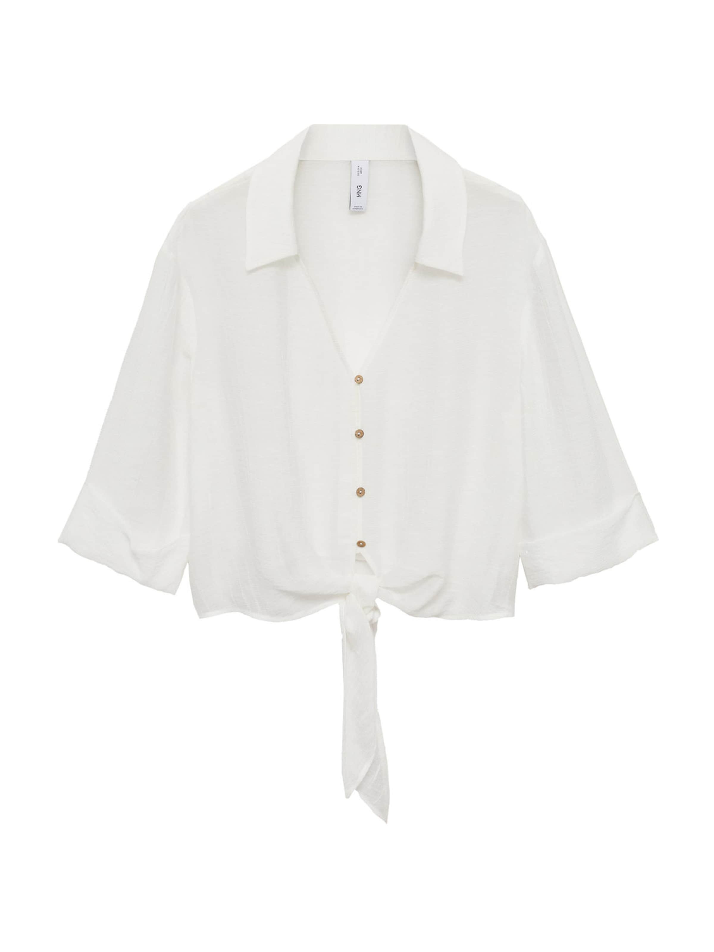 MANGO Blouse 'MOLA' in Ecru | ABOUT YOU