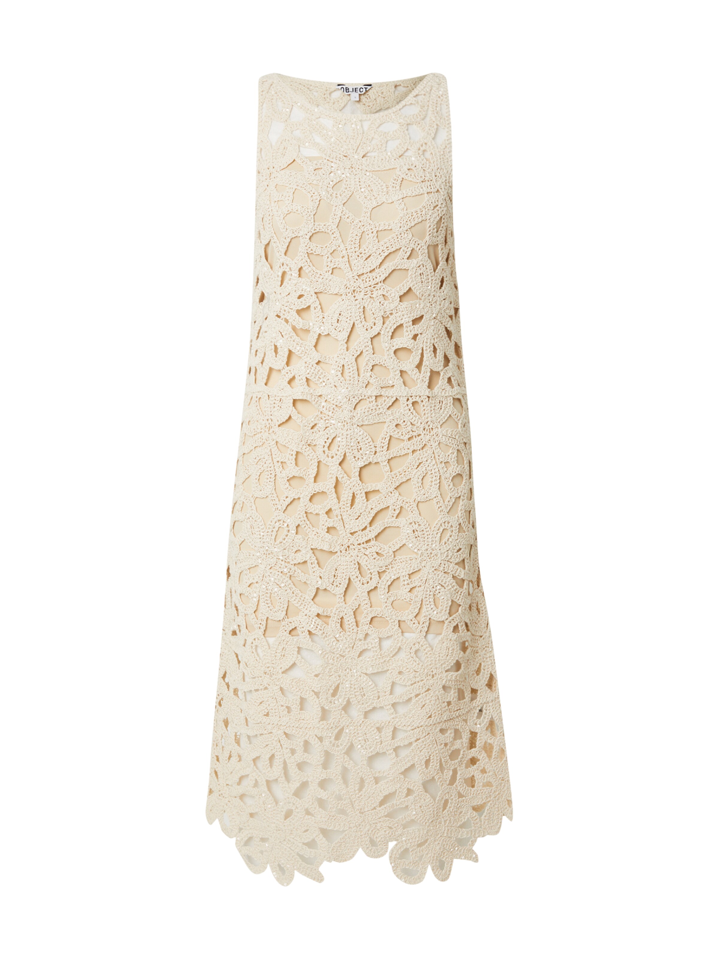 OBJECT Kleid 'OBJKRISTI' in Creme | ABOUT YOU