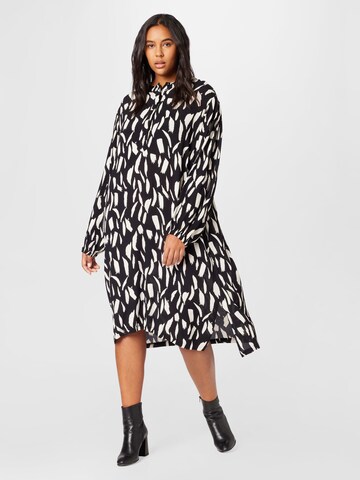 Robe-chemise 'GETO' Fransa Curve en Noir | ABOUT YOU