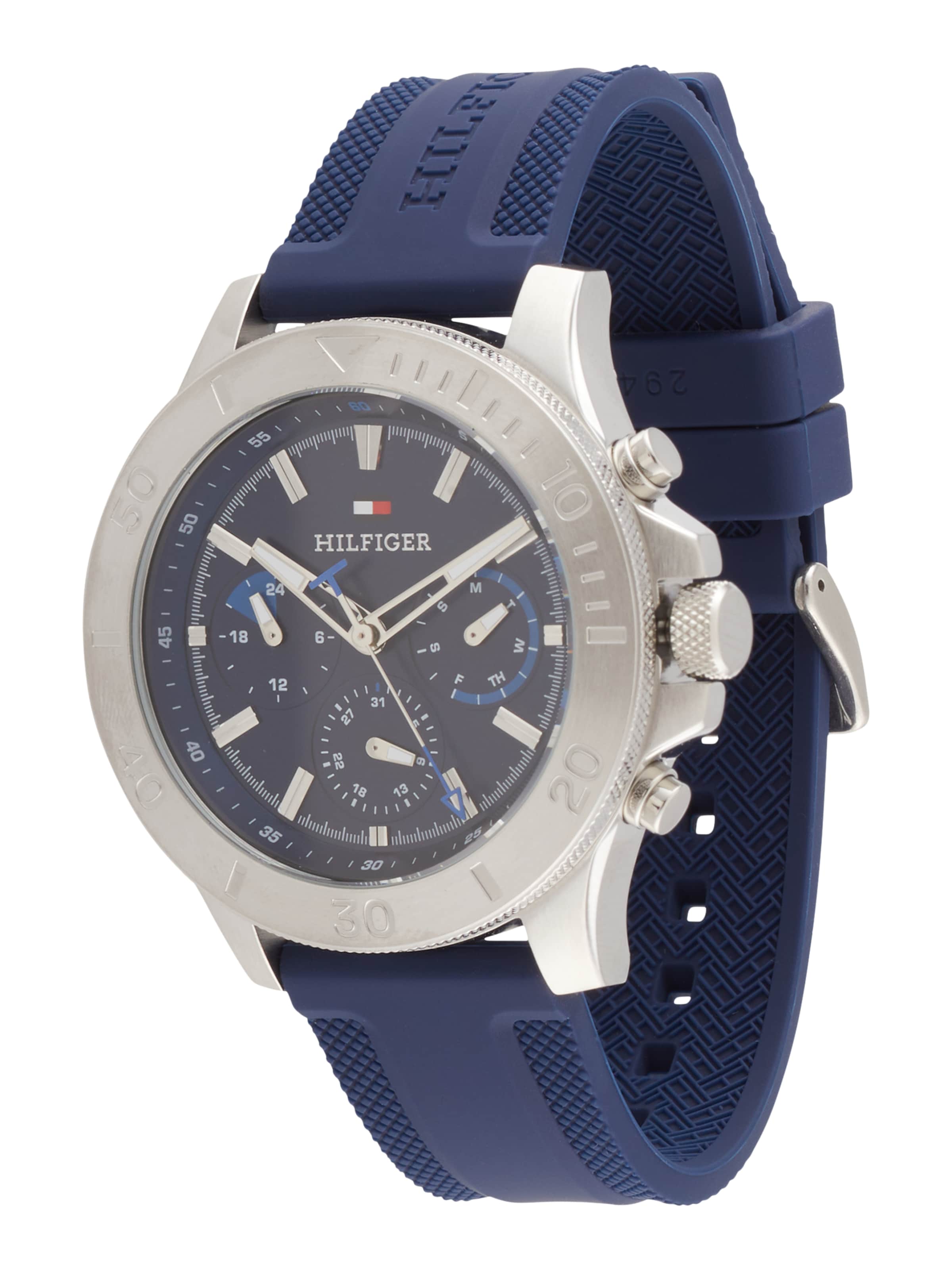 TOMMY HILFIGER Analoog horloge 'BRYAN' in Blauw | ABOUT YOU
