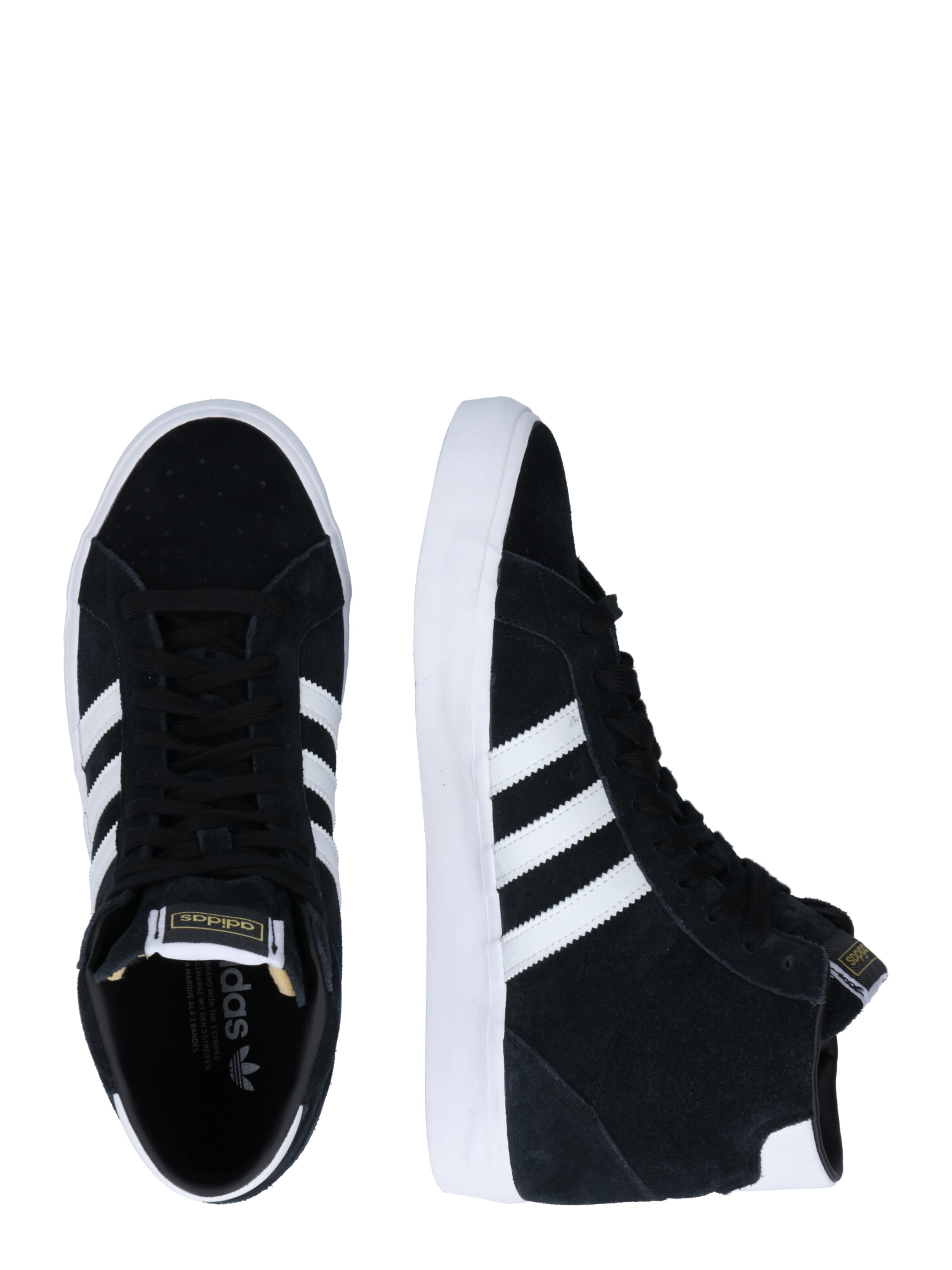 ADIDAS ORIGINALS Sneakers hoog in Zwart / Wit | ABOUT YOU