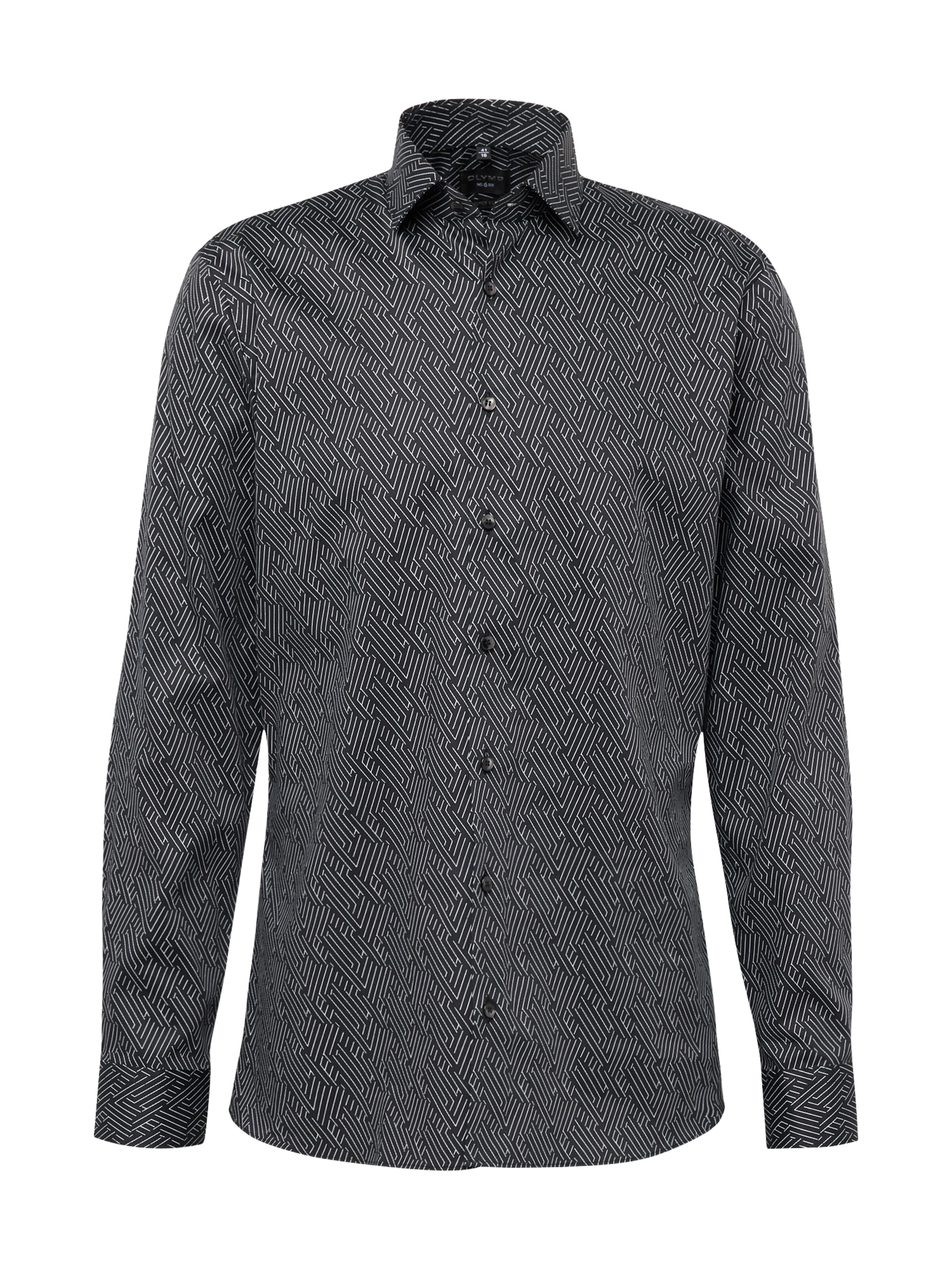 Juoda OLYMP Standartinis modelis Marškiniai 'No 6 Six' | ABOUT YOU