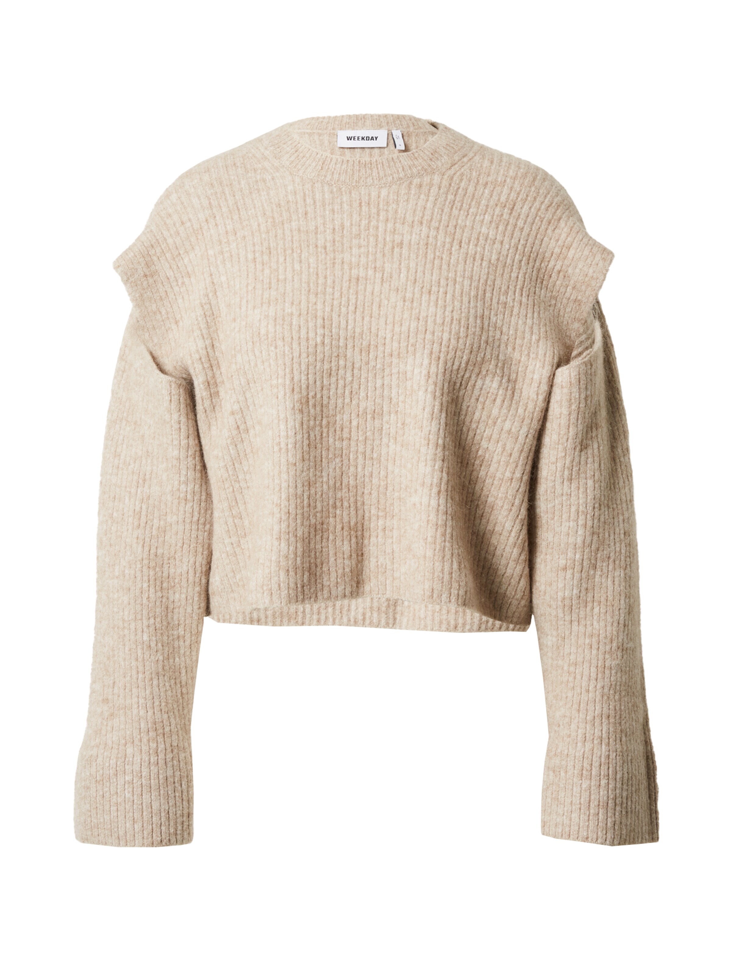 WEEKDAY Pullover 'Remi' in Hellbeige | ABOUT YOU