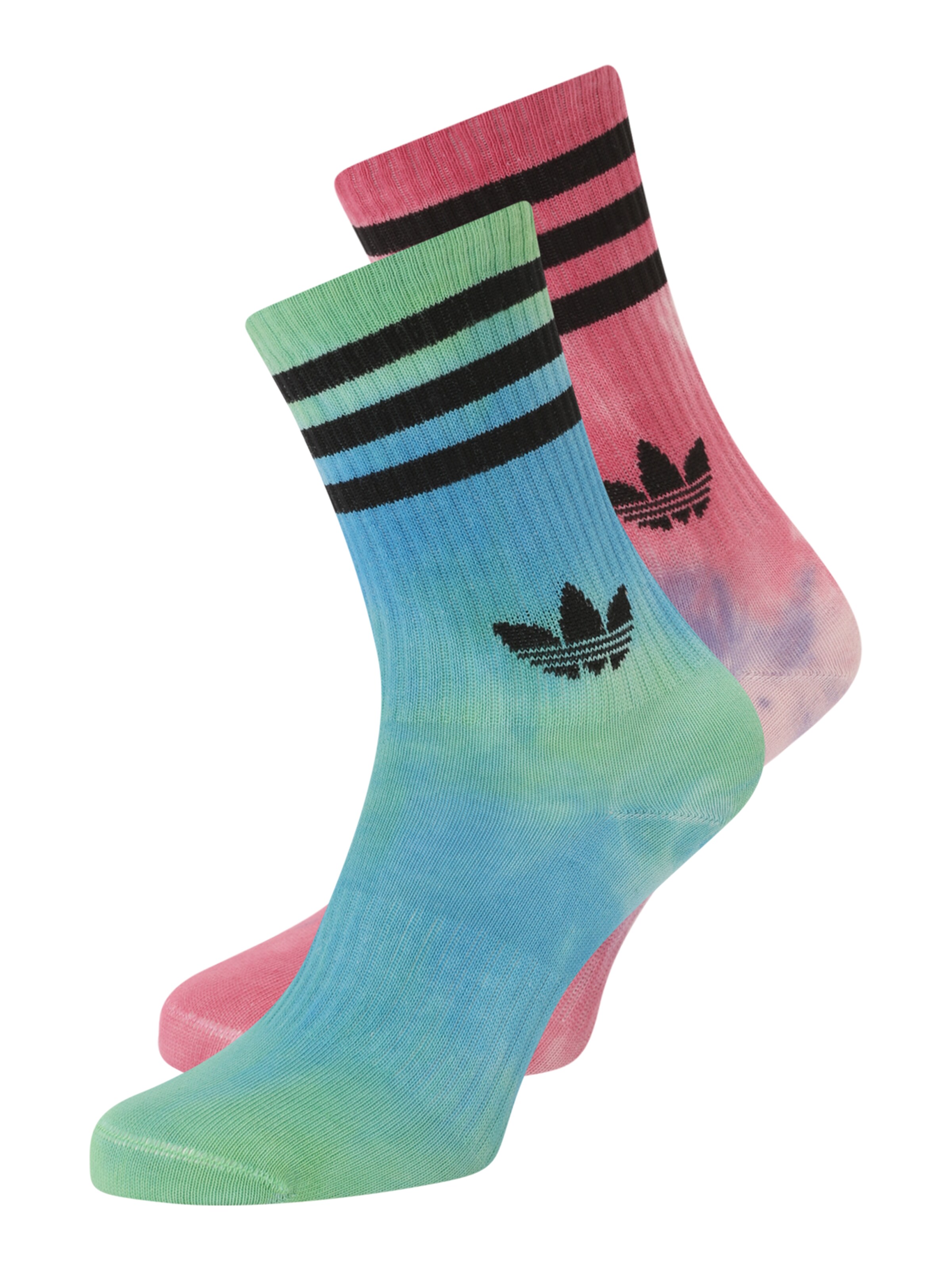 ADIDAS ORIGINALS Socken 'Batik ' in Hellgrün, Magenta | ABOUT YOU