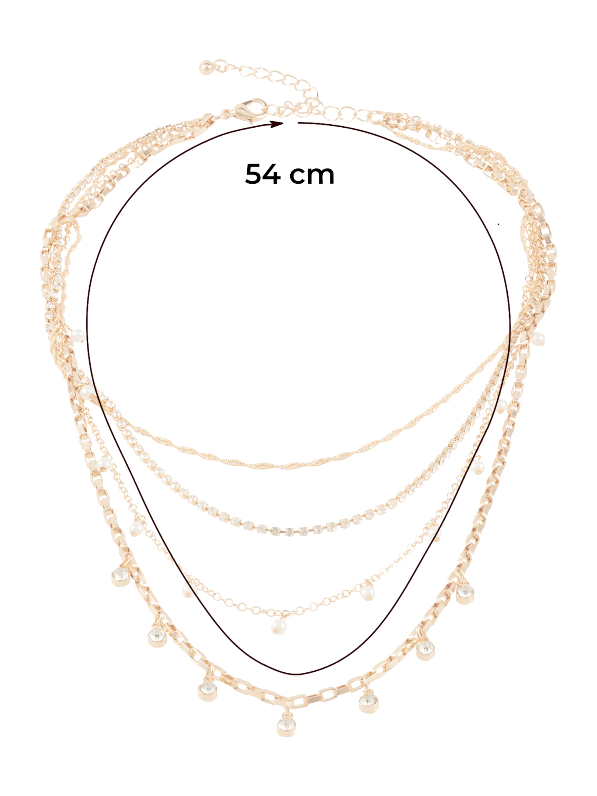 ABOUT YOU Schmuck 'Elaina' in Gold | ABOUT YOU