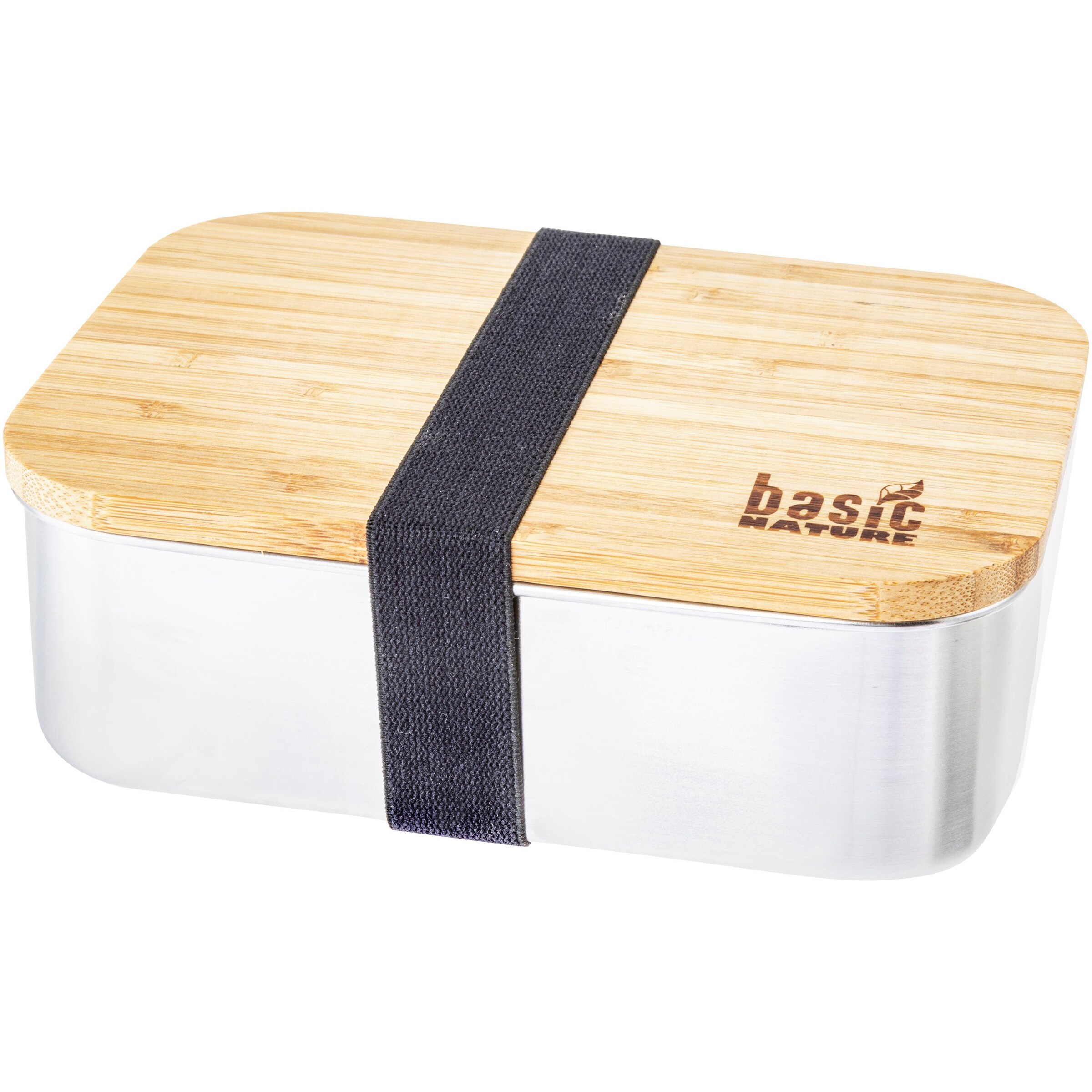 Basic Nature Lunchbox 'Bamboo 1,2 L' in Silber | ABOUT YOU
