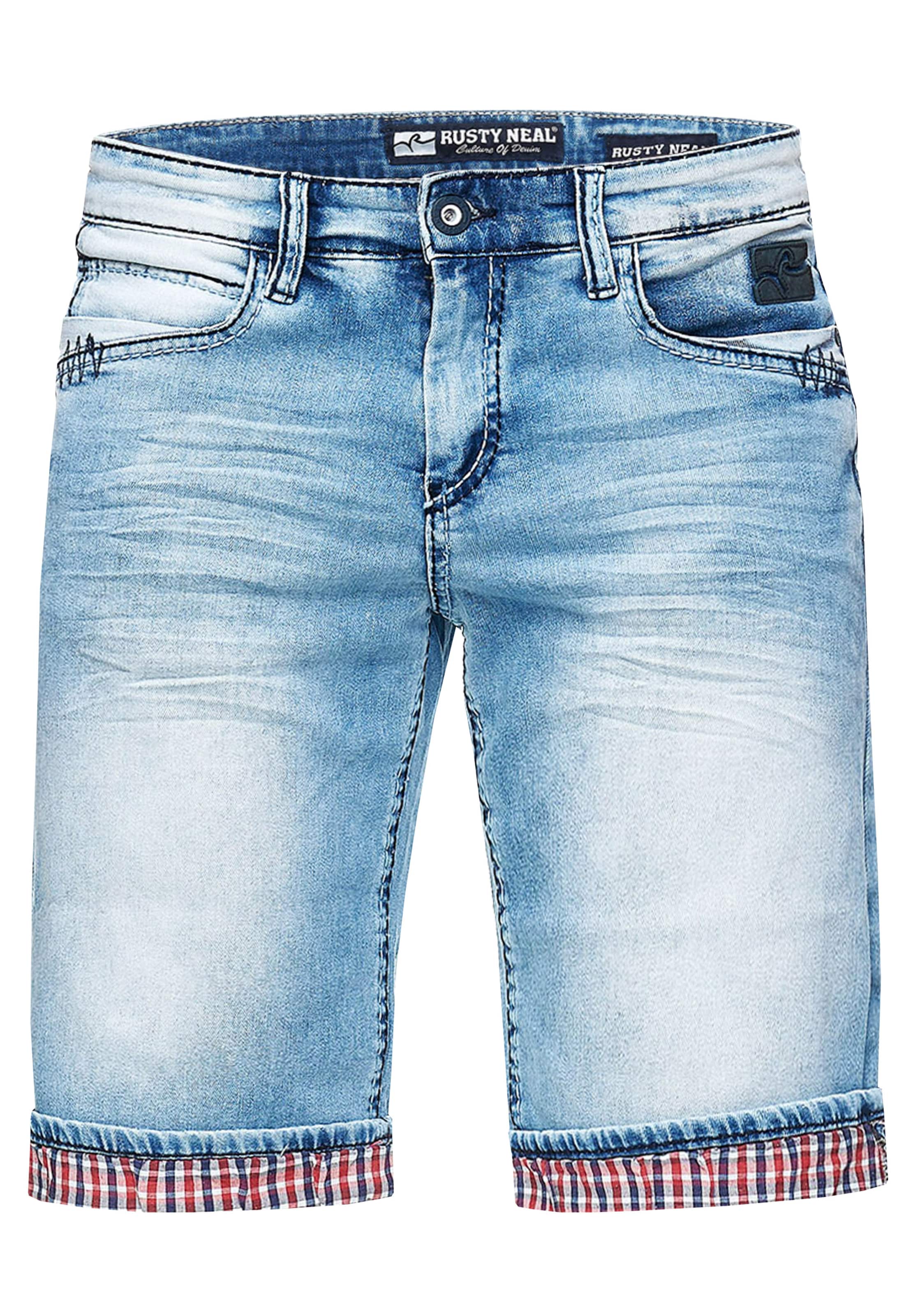 Rusty Neal Regular Jeans-Shorts 'Dunster' in Blau | ABOUT YOU