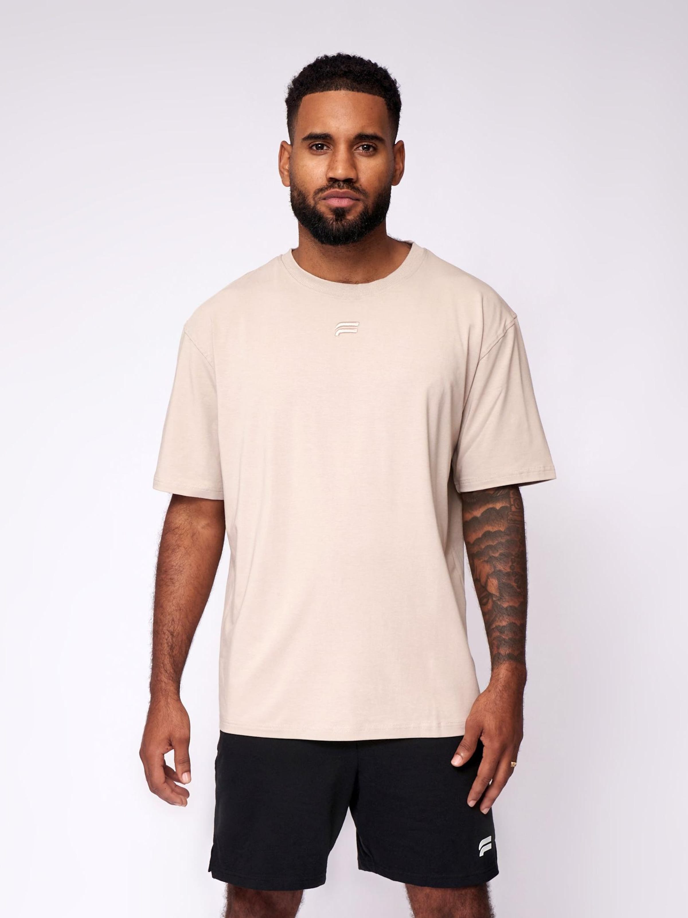 Fortex Fitness Shirt 'Essential Oversized T-shirt'‌ in Sand | ABOUT YOU