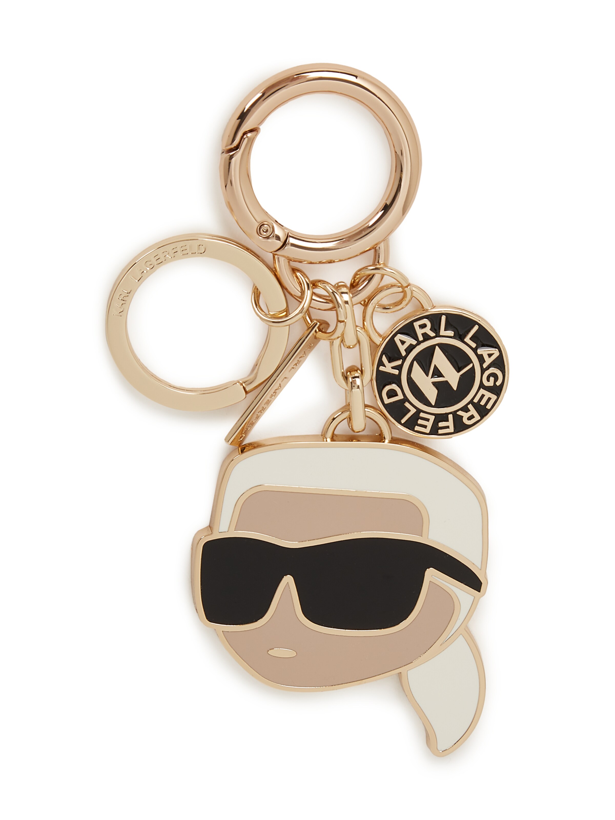Karl Lagerfeld Porta-chave 'IKON' em Ouro | ABOUT YOU